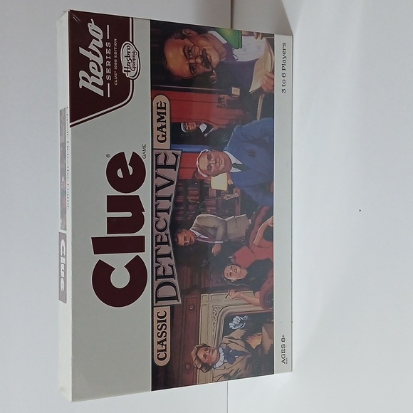 Hasbro | Games | Clue Classic Detective Board Game Retro 986 Edition ...